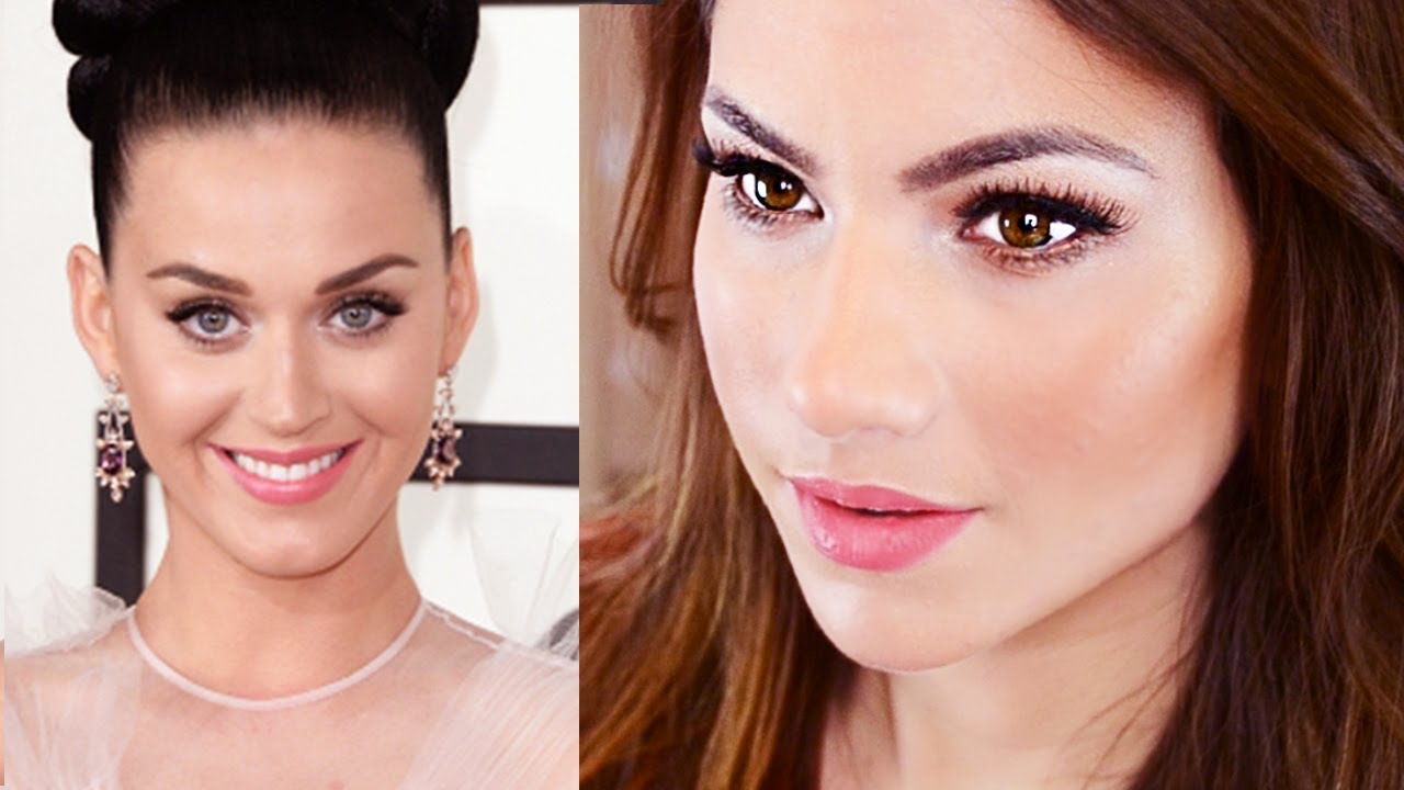 Katy Perry Makeup Tutorial {Grammy's 2014} - YouTube