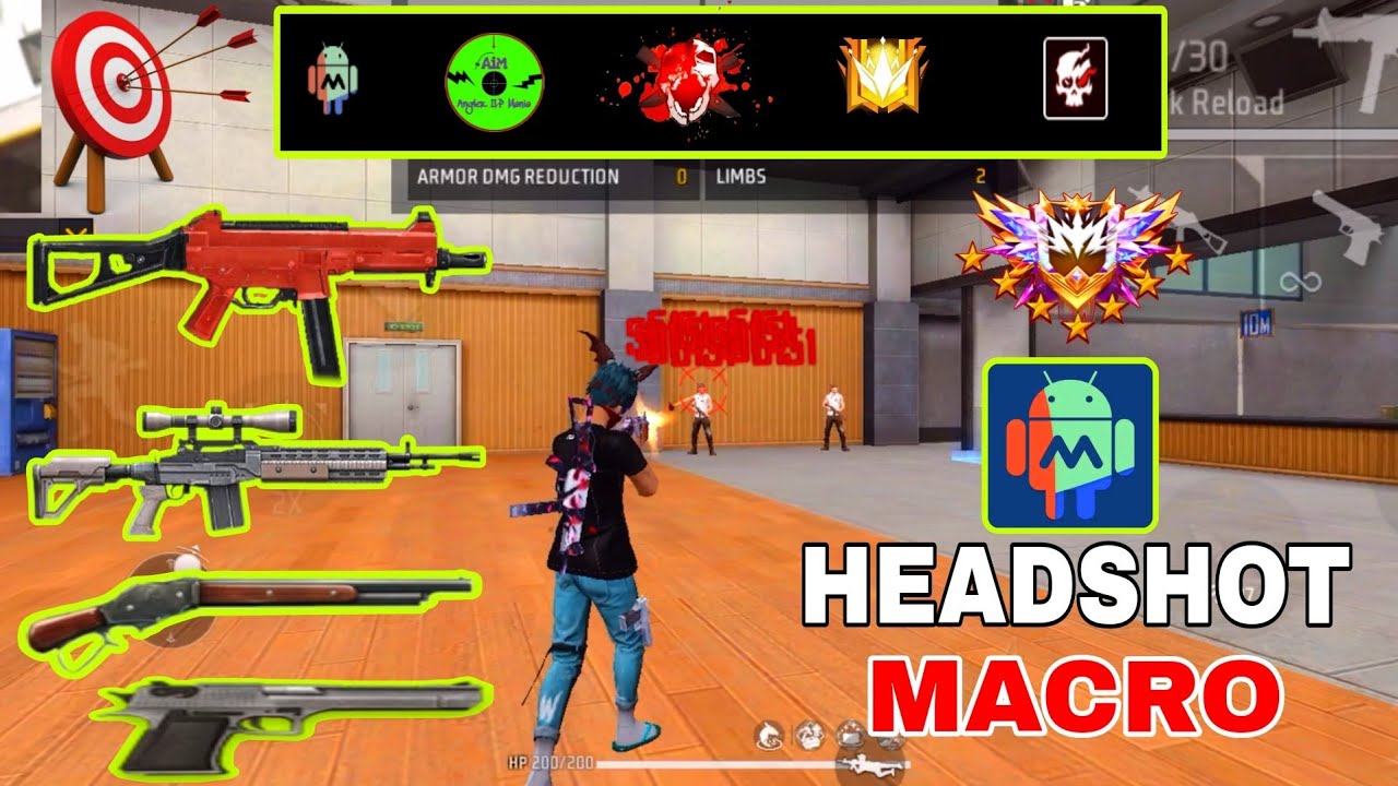 [OB49] Free Fire Android Macro Sensi Tutorial Macrodroid Settings ...