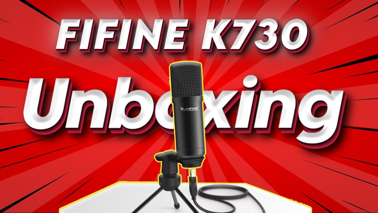 Best Mic for Youtube Under 2000 | FIFINE K730 | Condenser Microphone | Tyson Tech Tamil - YouTube