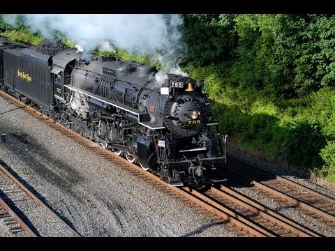 NKP 765 - Horseshoe Curve Special with NS 8102 & NS 8098 - YouTube