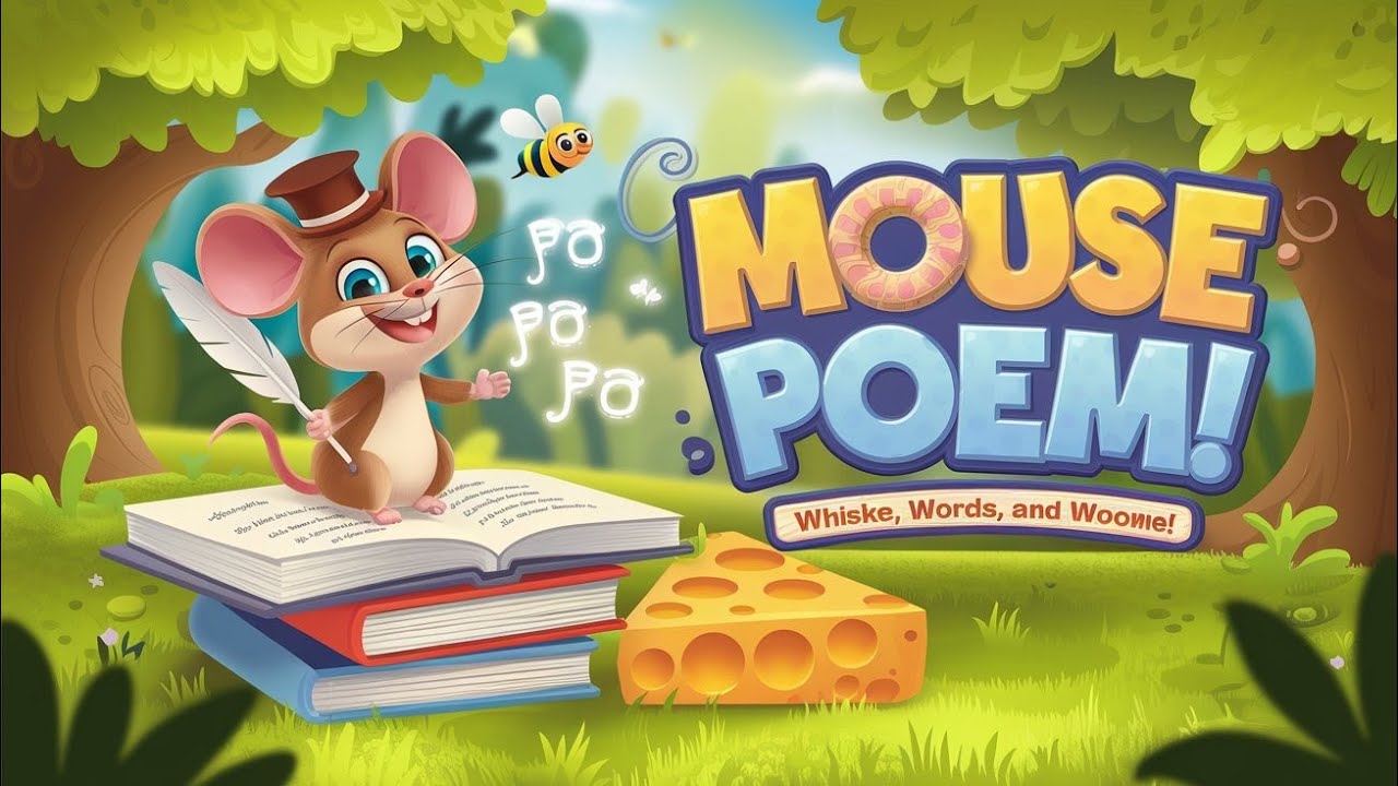 Mouse poem kids cartoon Nursery rhymes poems #poemshop - YouTube