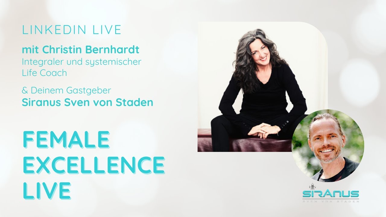 Female Excellence Live - mit Christin Bernhardt - YouTube