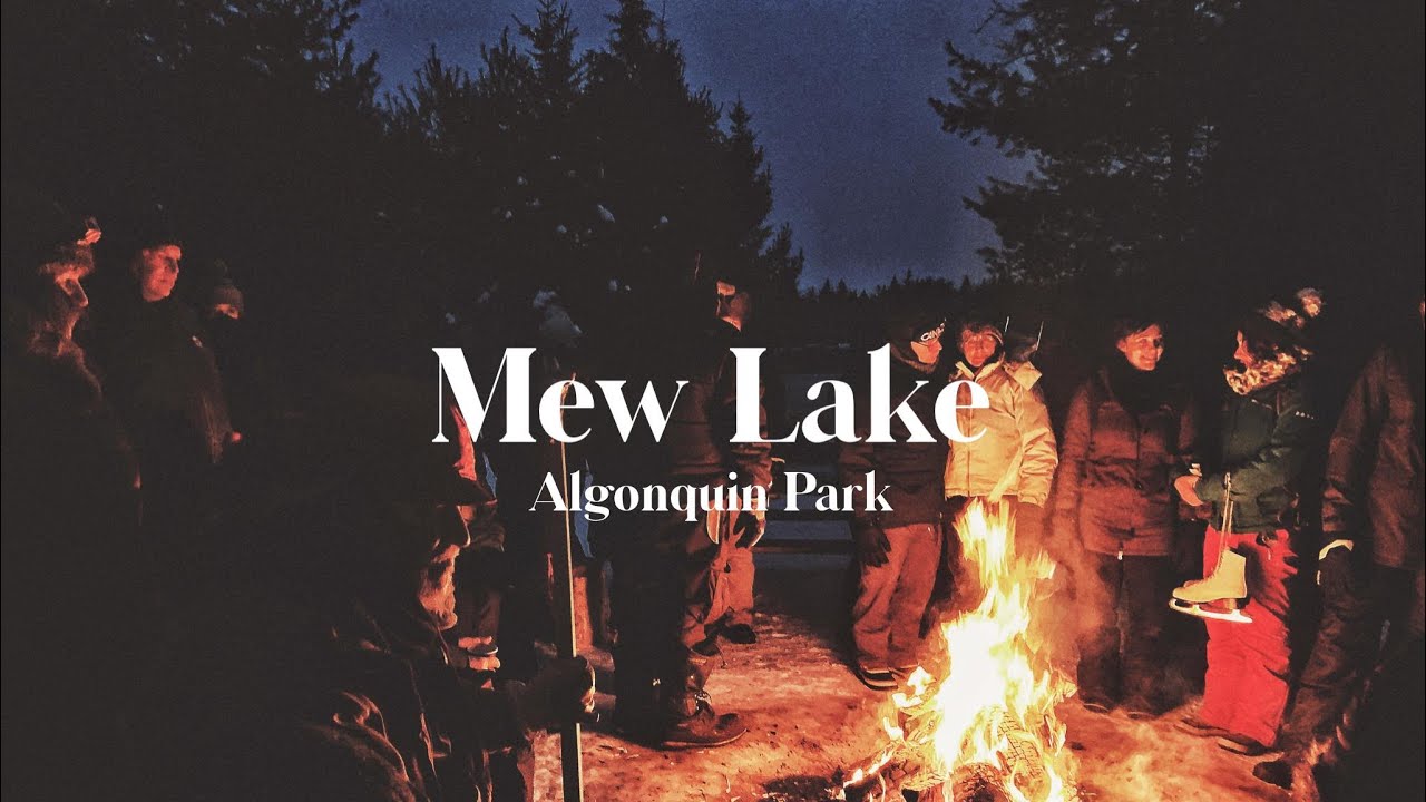 Algonquin Park Mew Lake Winter Camping With The Muskoka Bros. - YouTube