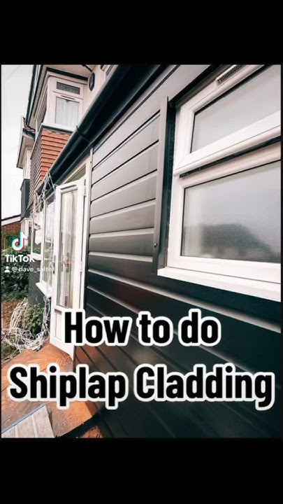 Pvc Shiplap Cladding Tutorial in my “Videos” - YouTube