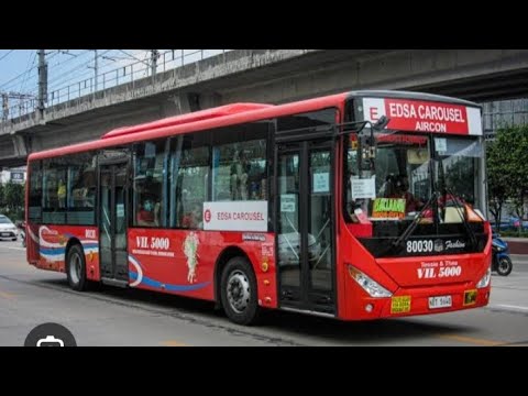 VIL BUS EDSA CAROUSEL RIDE PITX TO MONUMENTO TO PITX - YouTube