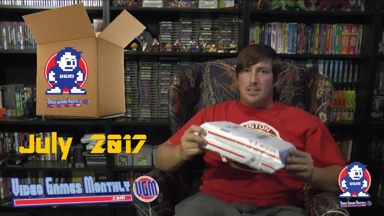 Video Games Monthly Unboxing July 2017 - YouTube