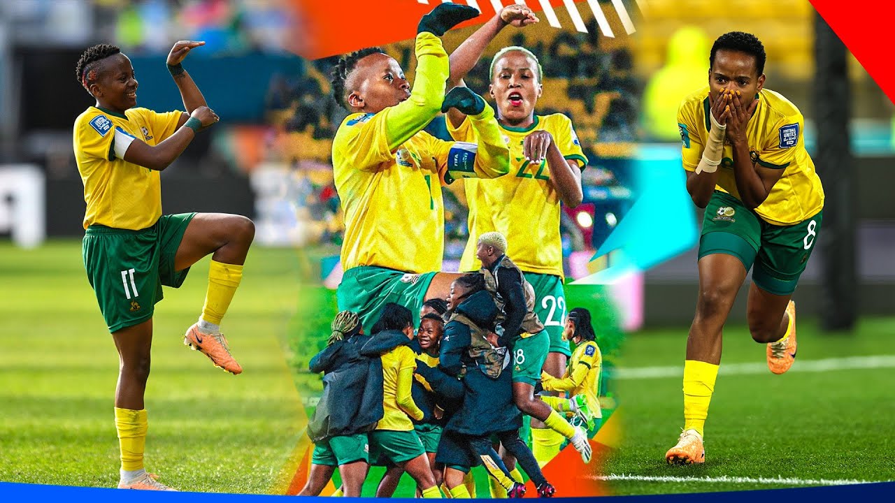 WATCH BANYANA BANYANA CELEBRATING THEIR VICTORY AGAINST ITALY - YouTube