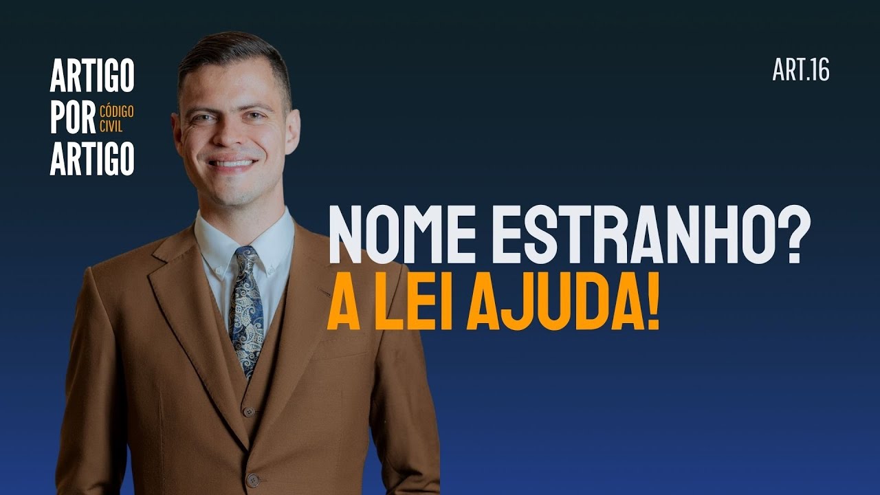 Direito ao Nome: Prenome e Sobrenome - Código Civil Artigo por Artigo ...