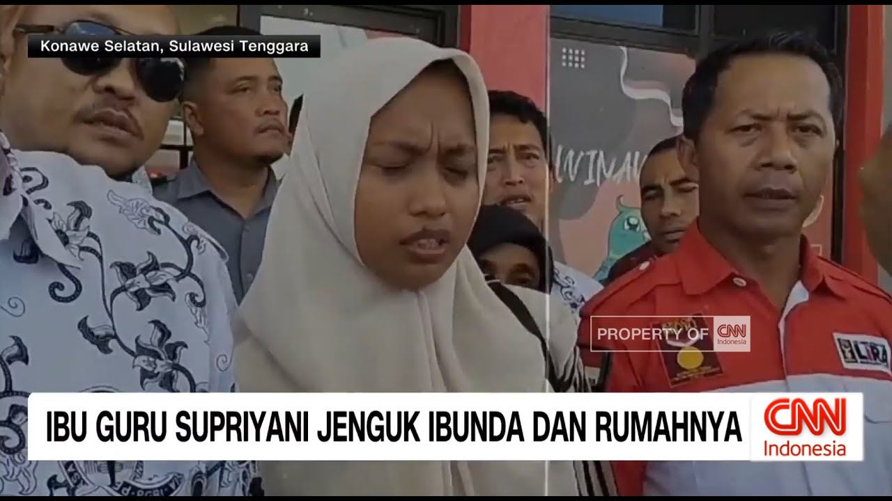 Ibu Guru Supriyani Jenguk Ibunda Dan Rumahnya - YouTube