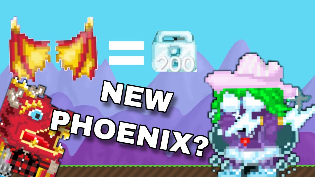 NEW LEGENDARY ITEM! Phoenix V2 ?! Growtopia - YouTube