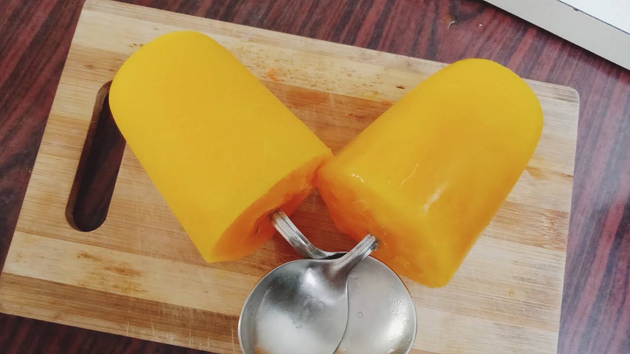 How to make mango gola. Mango ice candy. Ice candy Baraf gola in ...