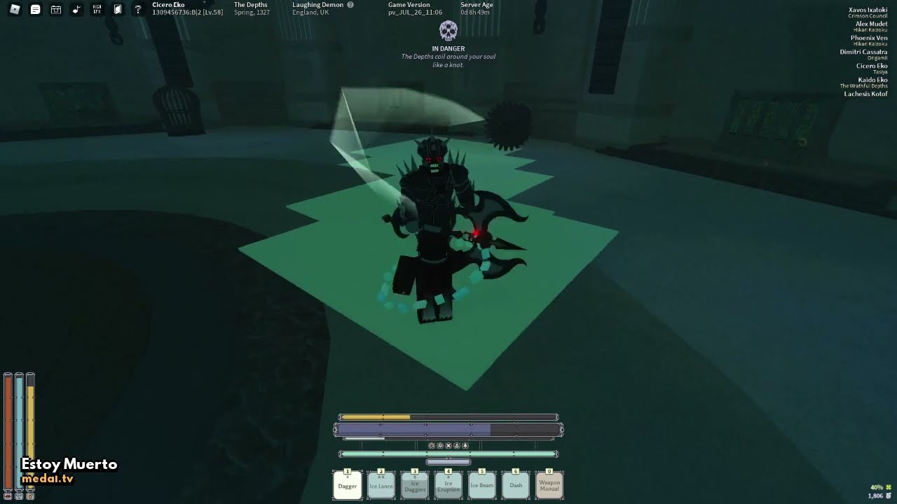 gooofy enforcer drops me an enforcer blade enchant [ Deepwoken ] - YouTube