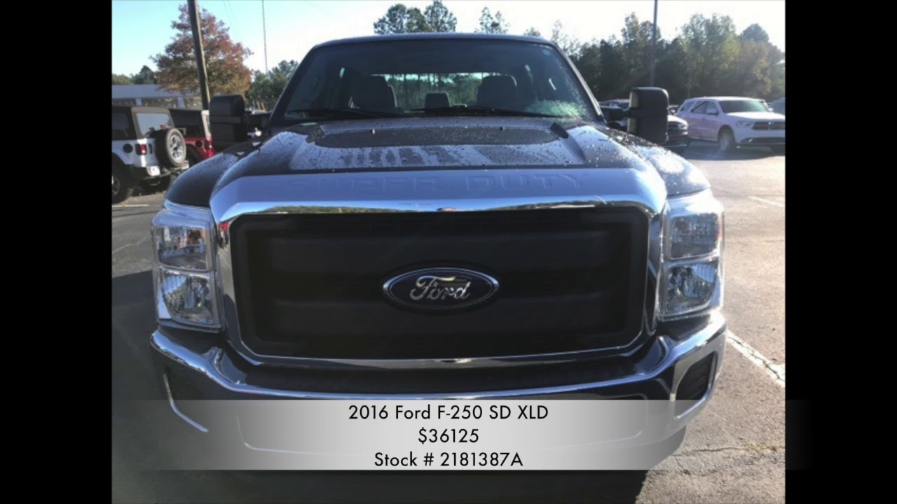 2181387A 2016 Ford F-250 SD XLD - YouTube