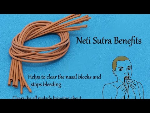 SUTRA NETI || Inner BODY CLEANING Exercise | सूत्र नेति की विधि और लाभ# ...