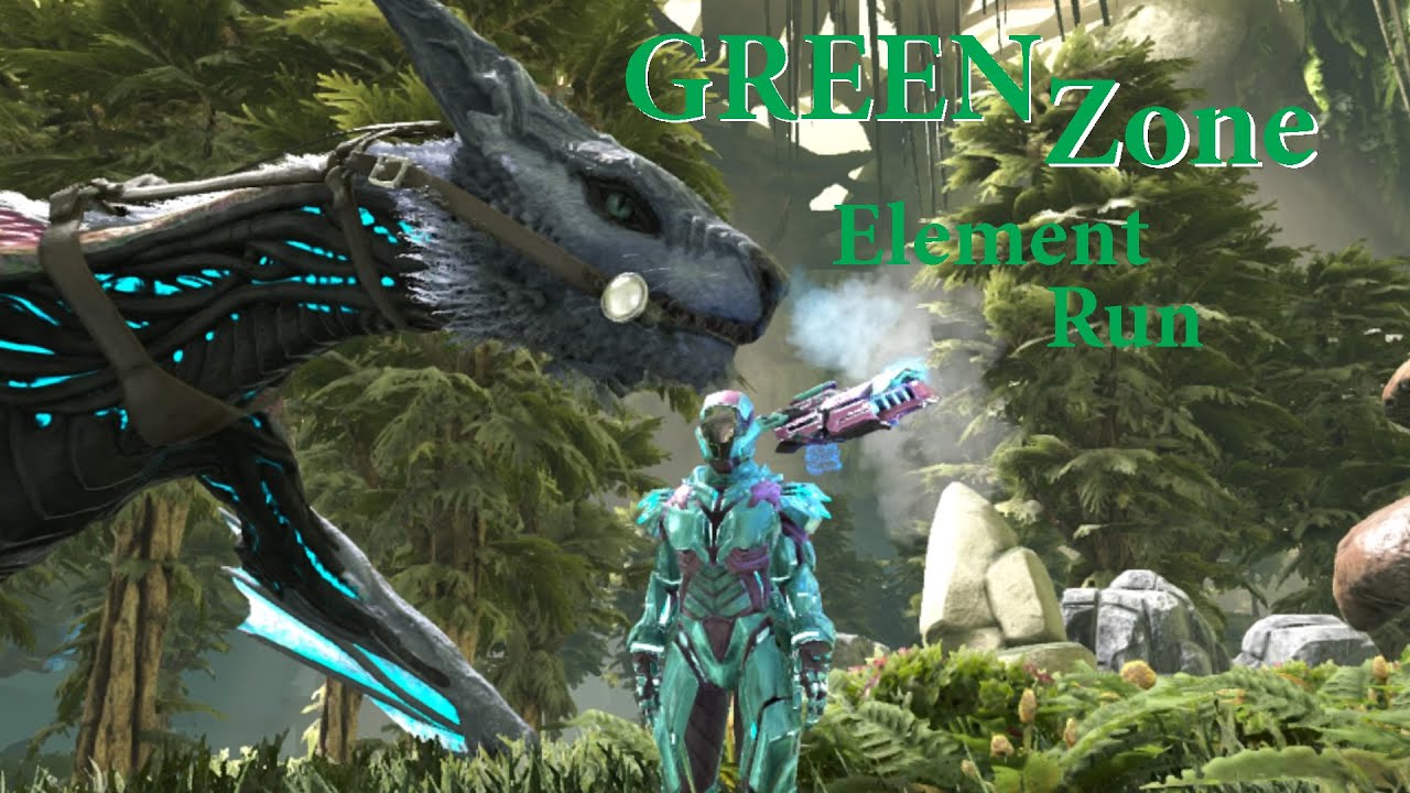 ARK Green Zone element run made easy! - YouTube
