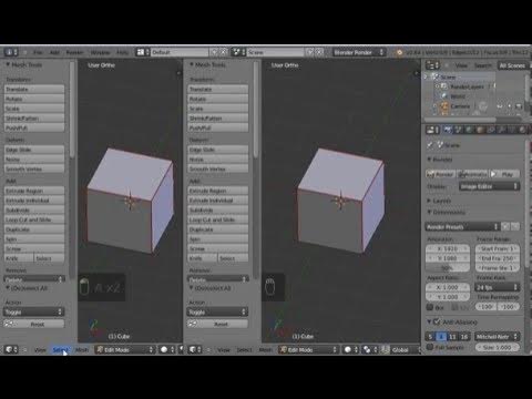 How to unwrap a cube in Blender tutorial - YouTube
