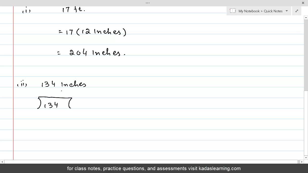 Imperial Measurement System Lesson 1 - YouTube