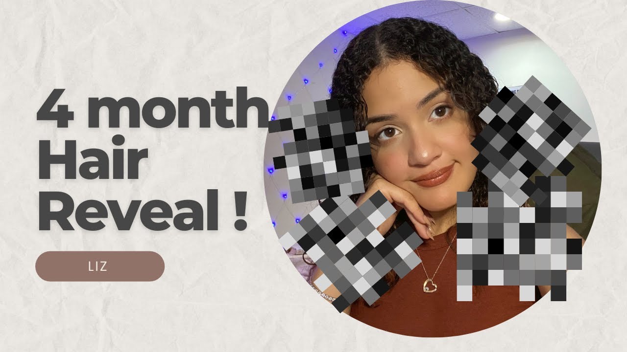 FOUR MONTH HAIR REVEAL! ♡ ♡ - YouTube