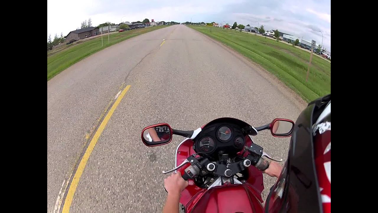 1988 Honda CBR 600 Hurricane 0-100km/h - YouTube