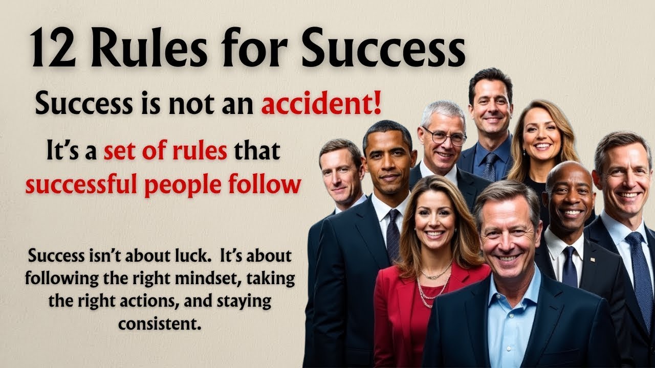 12 Hidden Rules of Success | Improve Your English Fluency | Graded ...
