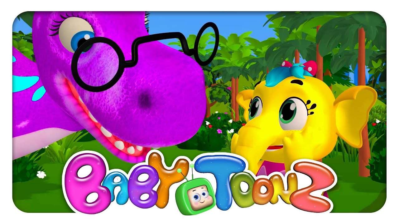 Funny Baby in Dino Park Song | Best Nursery Rhymes Collection For Kids ...