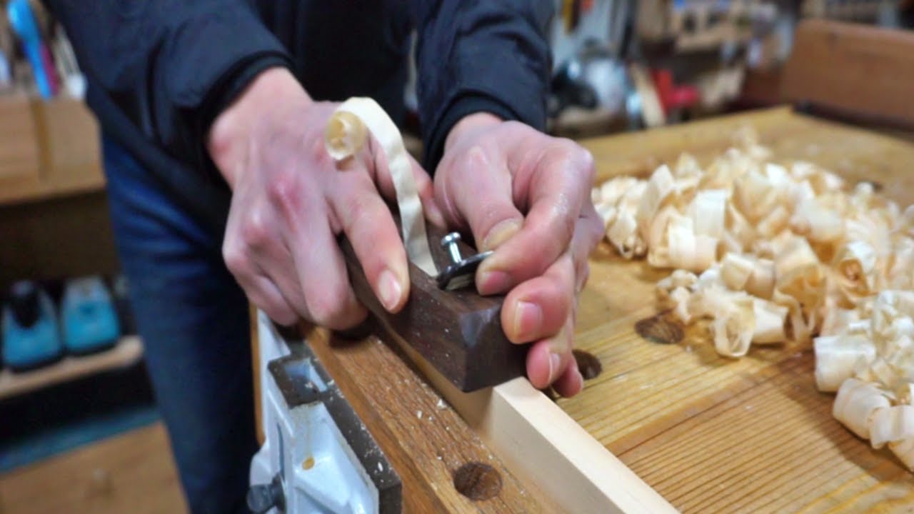 Making a Small Hand Plane - Japanese Kanna - YouTube