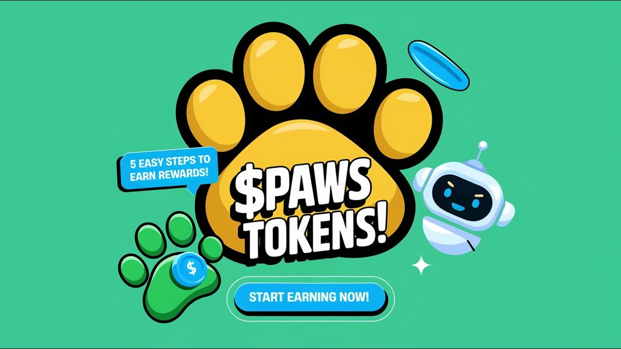 How to Get Free $PAWS Tokens in 5 Easy Steps! - YouTube