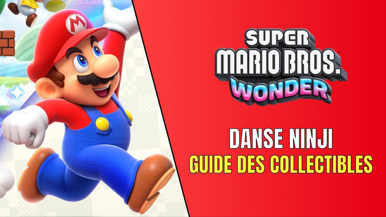 Super Mario Bros. Wonder Danse Ninji Guide des Collectibles - YouTube