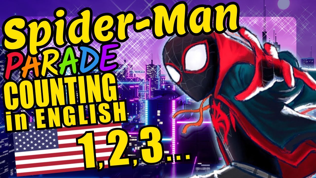 Spider Man Miles Morales Teaching to Count 1 to 20 in English Language ...
