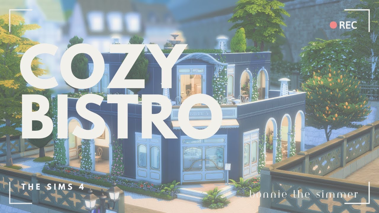 Build a Bistro with Me 🤍 The Sims 4 - YouTube
