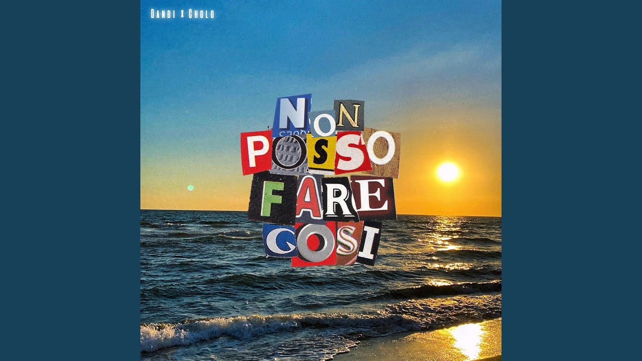 Non Posso Fare Cosi (feat. Cholo) - YouTube