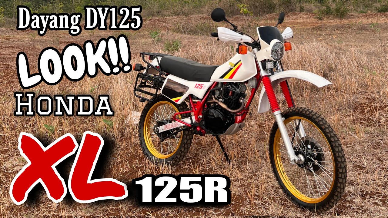 honda xl 125r replika basic dayang dy 125 jialing jh trail klasik jialing jh 125 trail tua xl125 ...