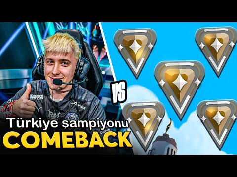 Türkiye 1.si COMEBACK Waylay'ı vs 5 BRONZ! | Valorant