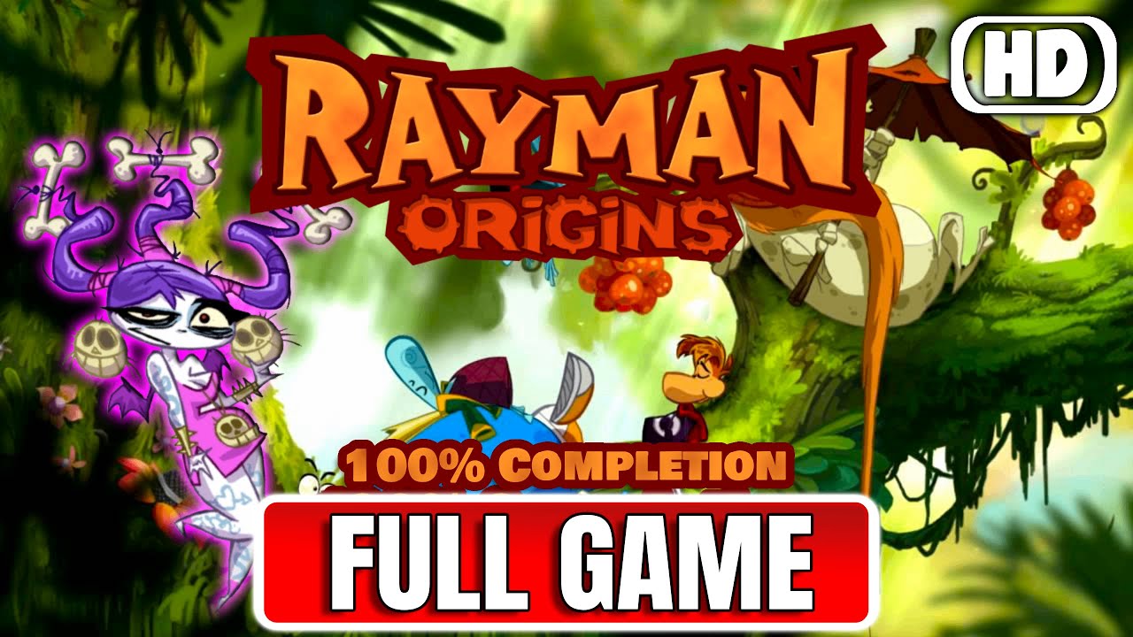 Rayman Origins - Full Game Walkthrough (100% Completion) - YouTube