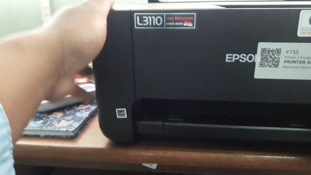 Cara Membuka Cover atas Printer Epson L3110 - YouTube
