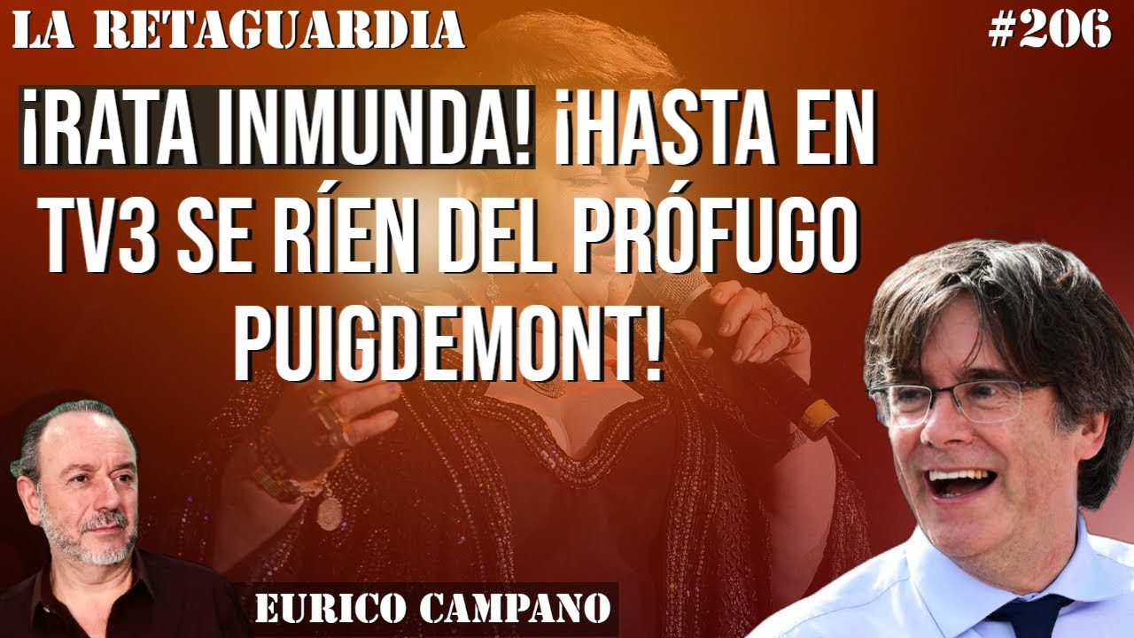 ¡Rata inmunda! ¡Hasta en TV3 se ríen del prófugo Puigdemont! - YouTube