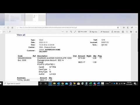 SMS - How to print customer invoice - YouTube