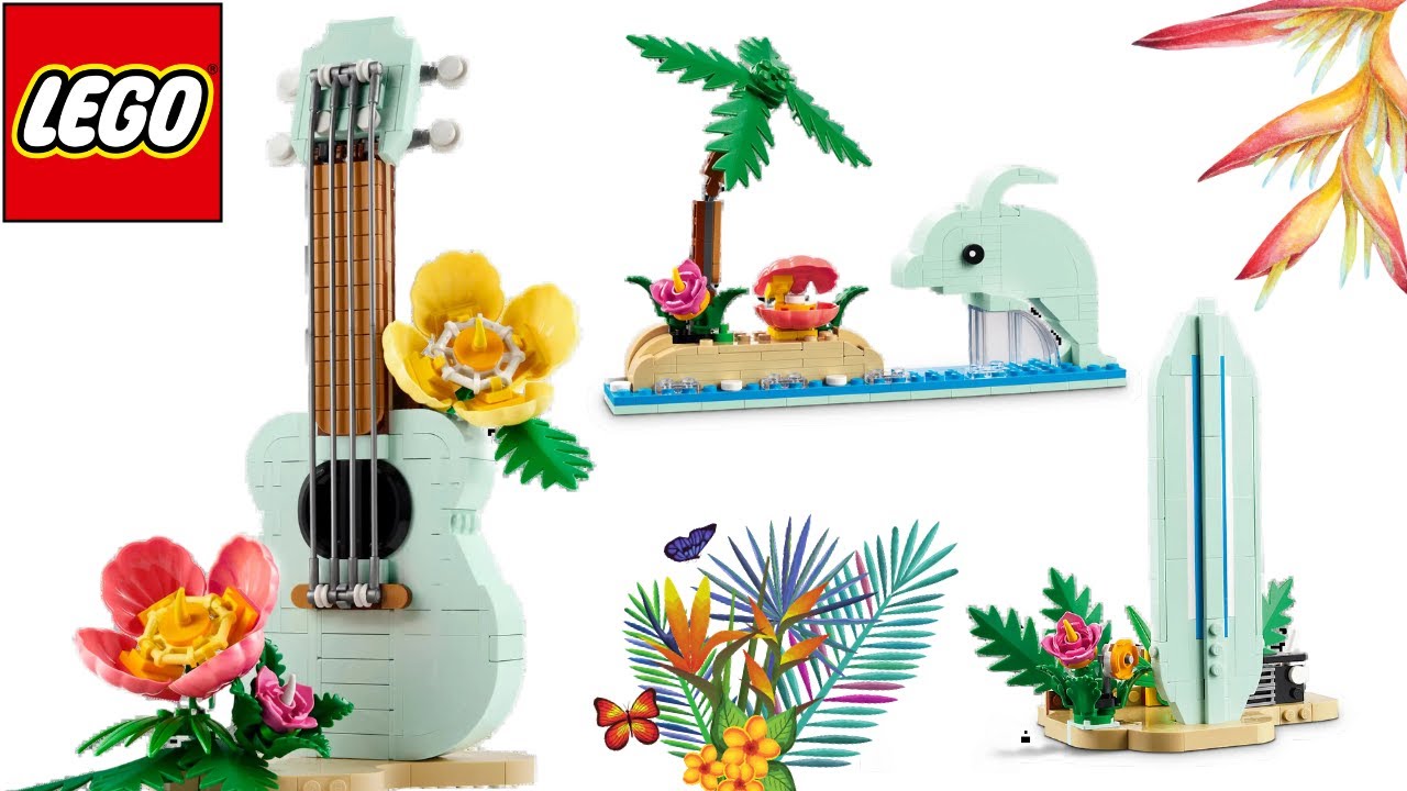 LEGO Creator 3in1 | Tropical Ukulele | Speed Build & Review - YouTube