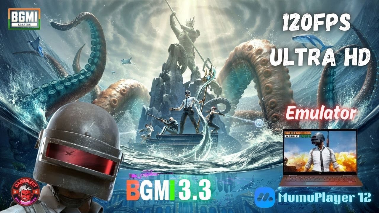 BGMI 3.3 On emulator 120FPS ULTRA HD | Live Stream Proof - YouTube
