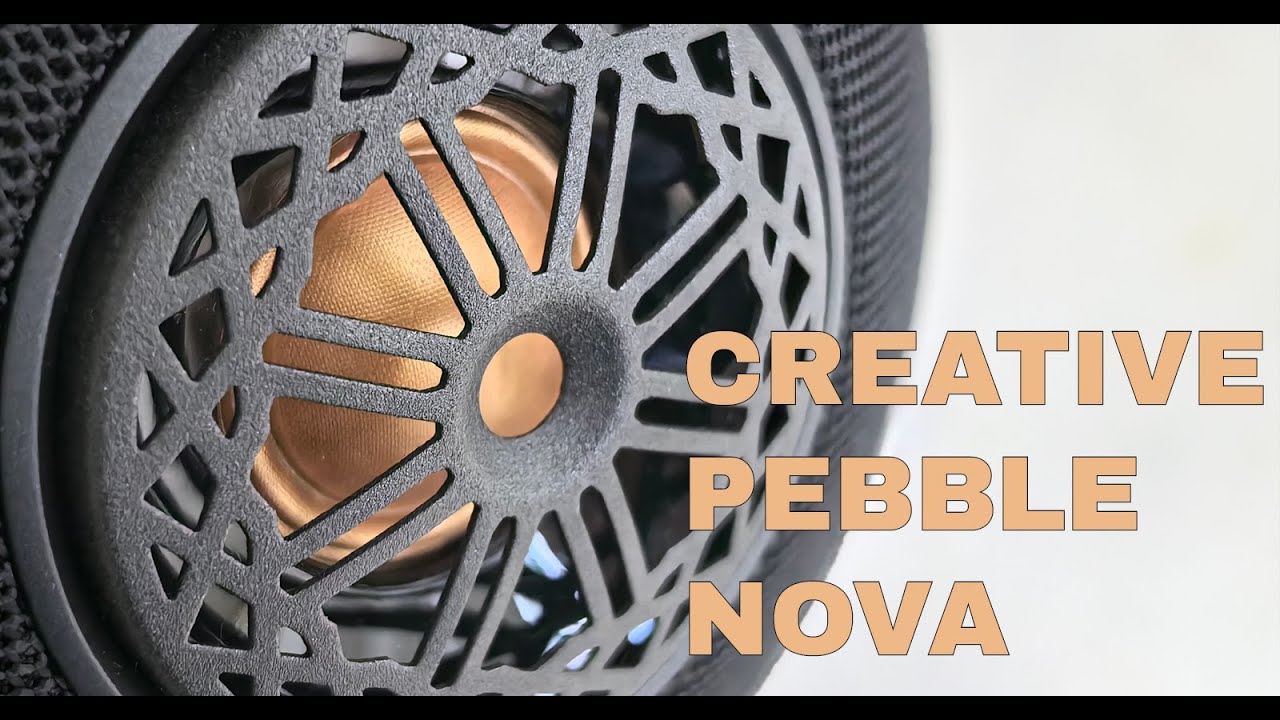 Creative PEBBLE NOVA desktop stereo active speakers with coax drivers review - YouTube