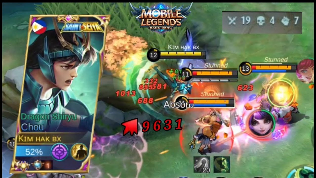 CHOU NEW EMBLEM (PLEASE TRY) How to play CHOU to MVP with strong game ...