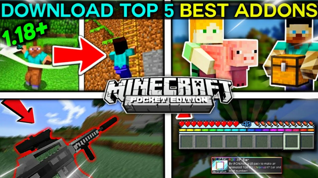 5 Epic Addons For Minecraft Pe 1.18 ! | Best Addons For Mcpe | Top 5 ...