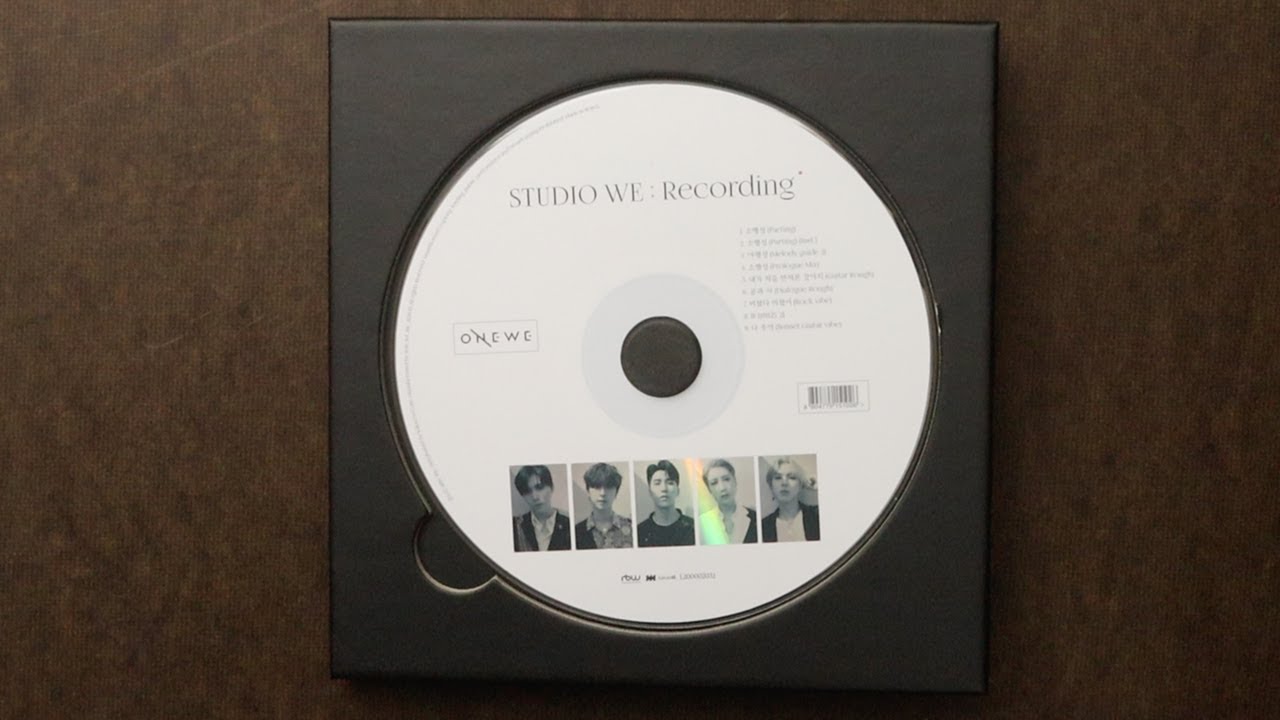 ONEWE 1st Demo Album STUDIO WE Recording - YouTube