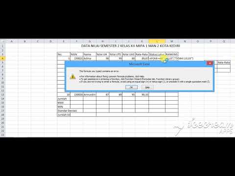 [PART 1] 10 FUNGSI FORMULA EXCEL YANG BIASA DIGUNAKAN - YouTube