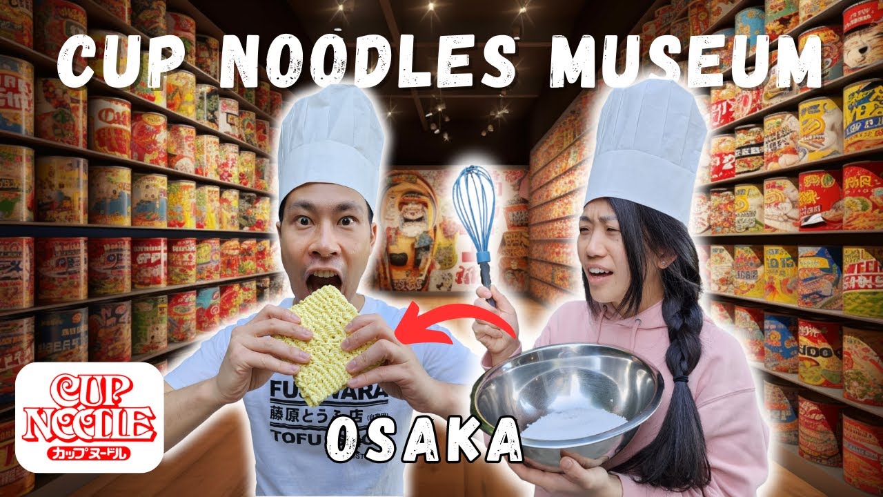 We Visit JAPAN'S Cup Noodle Museum in OSAKA - YouTube
