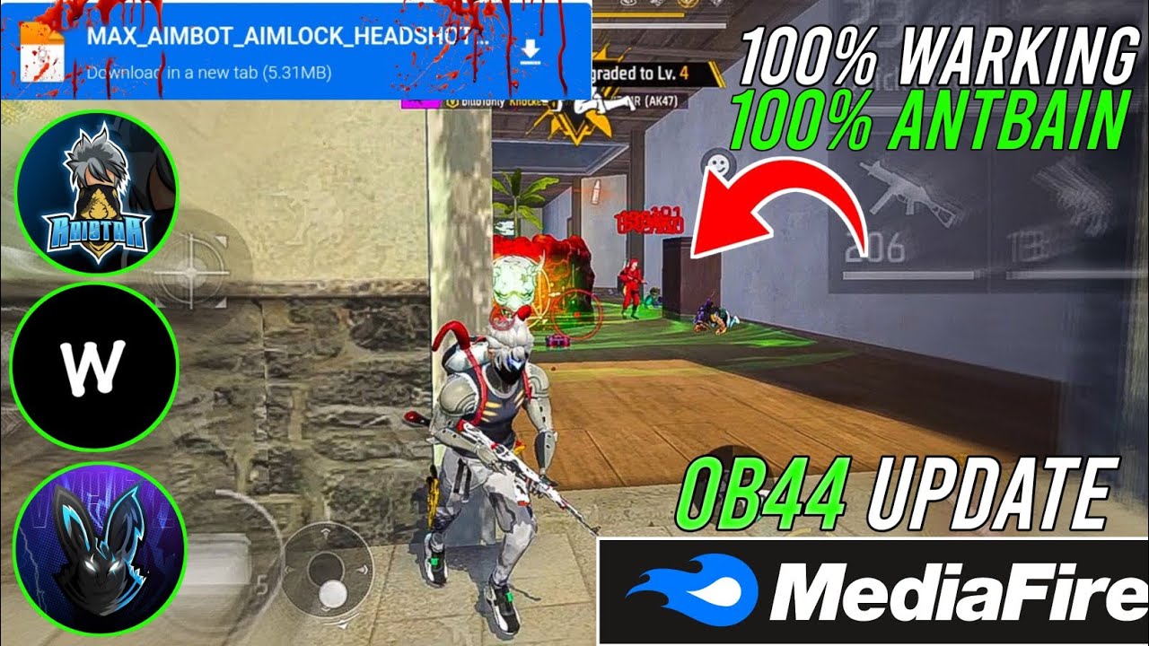 🎯OB 44 Auto headshot config file free fire aimbot+aimlock| Headshot config file free fire max ...