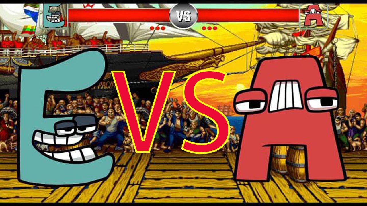 A vs E fighting, Alphabet lore but A vs E || Alphabet lore vs alphabet ...