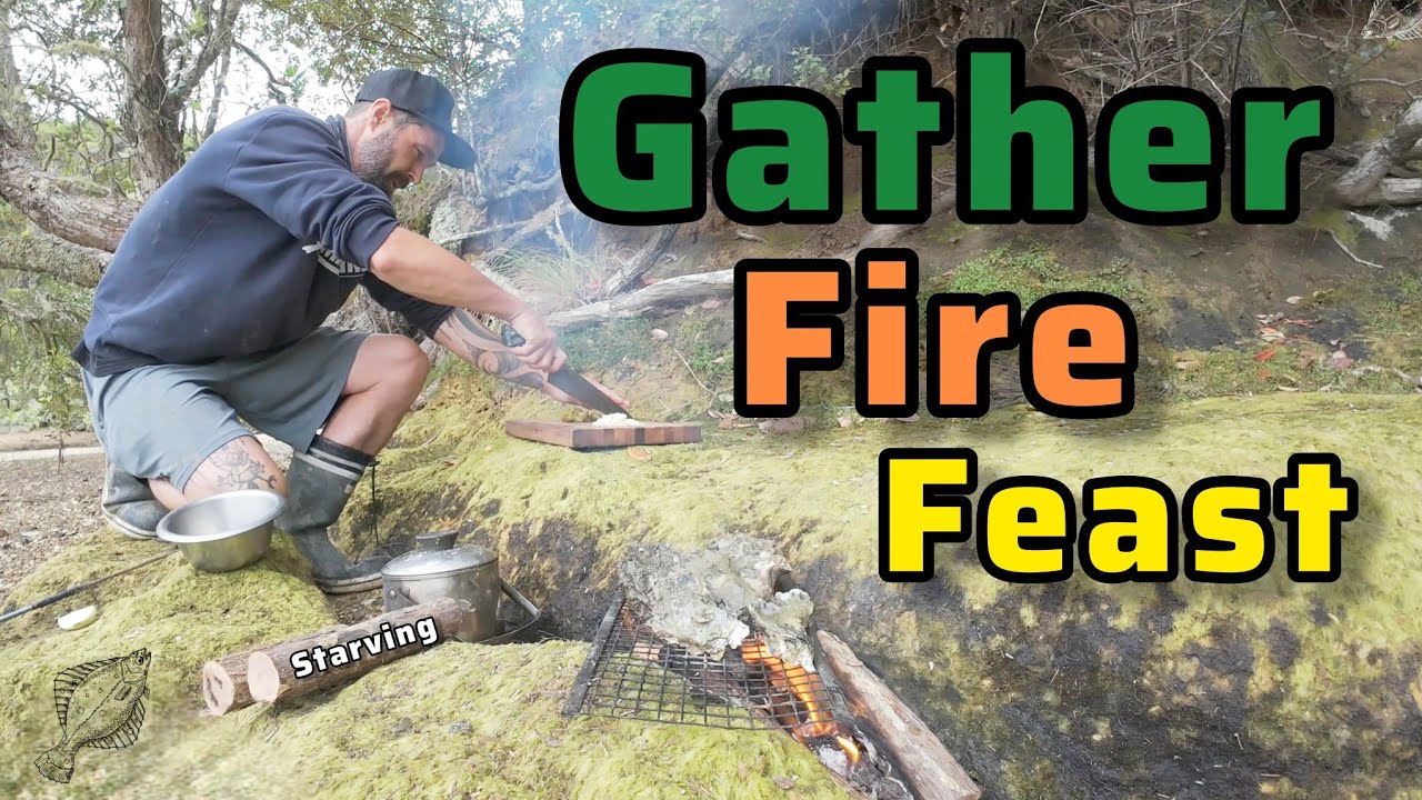 No Food No Choice, Cooking Shellfish Over the Fire 🔥 - YouTube