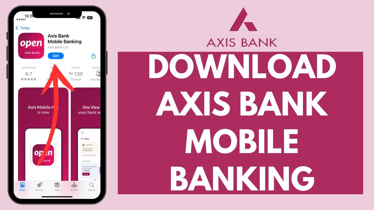 How to Download & Install Axis Bank Mobile Banking Application (Quick ...