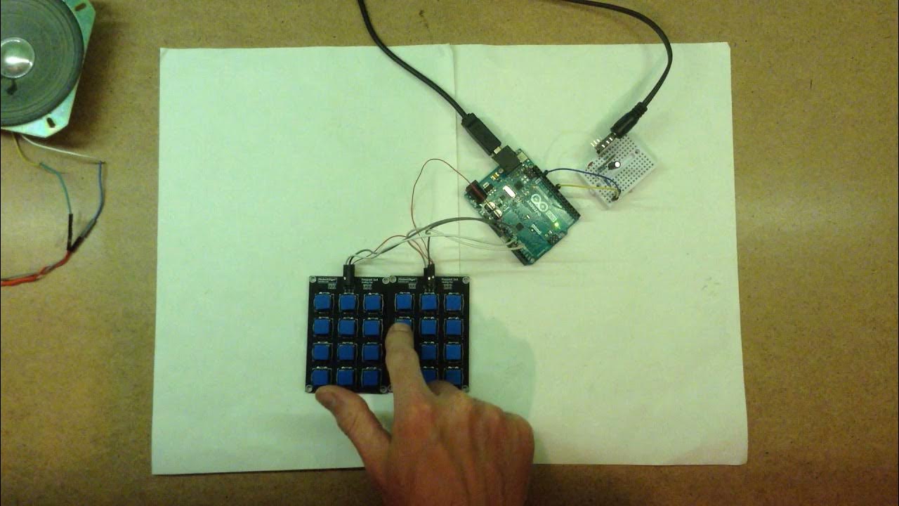 Arduino Mozzi Sample Drum Sequencer - YouTube